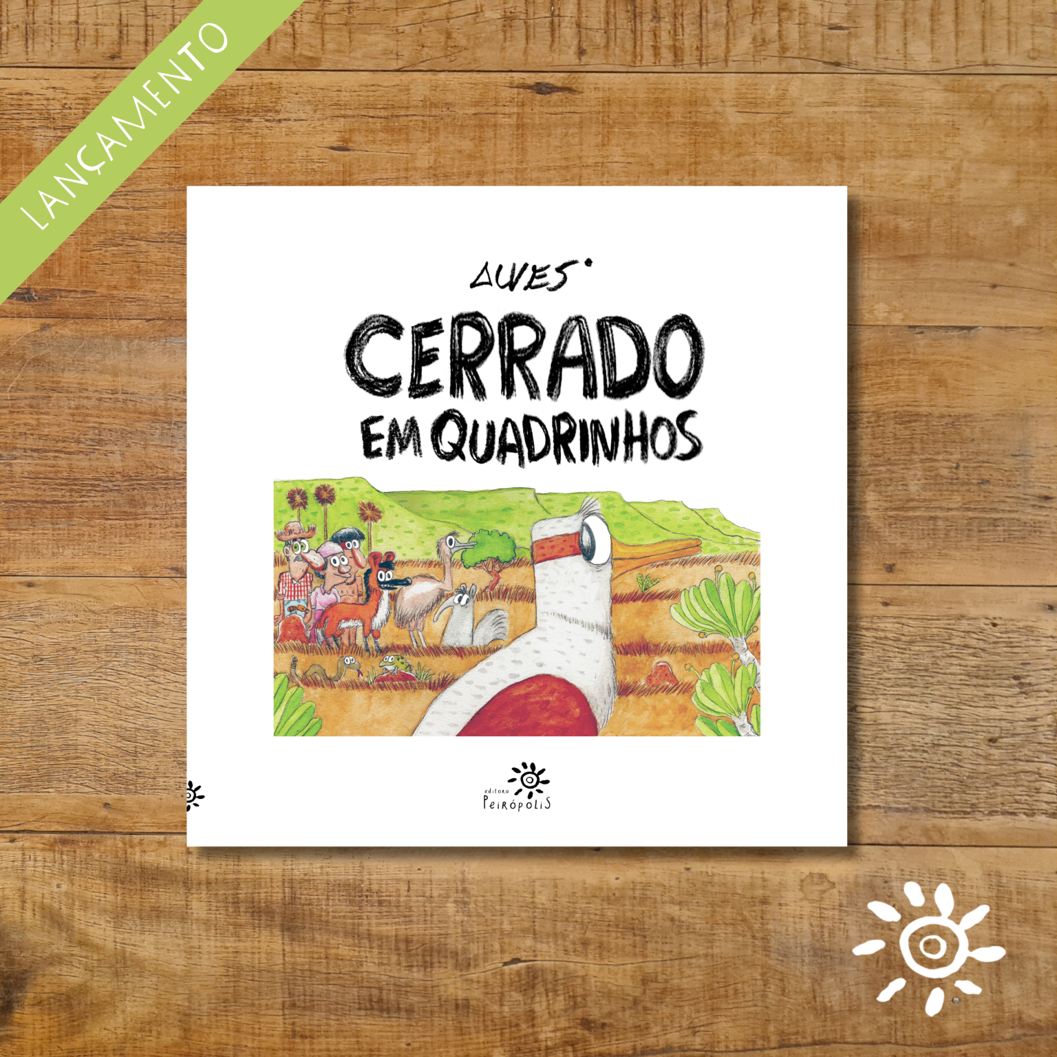 Lançamento "Cerrado em quadrinhos" na FIQ BH - Editora Peirópolis